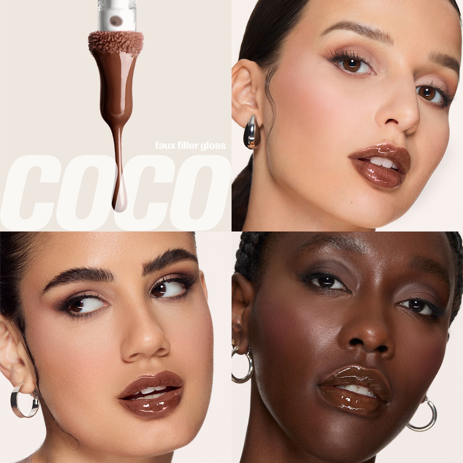 Juicy Coco Lip Duo Kit - Lippen-Make-up-Set von HUDA BEAUTY ≡ SEPHORA
